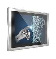 China Aluminum Alloy Waterproof HDMI LCD Monitor with Speakers Side Mount For U Shaped Stand for sale