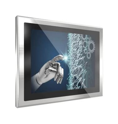 China Aluminum Alloy Waterproof HDMI LCD Monitor with Speakers Side Mount For U Shaped Stand for sale