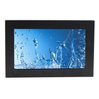 China Waterproof HDMI Input Signal Industrial 1080P Black LCD Monitors with U Stand Side Mounting for sale