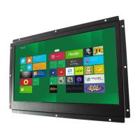 China Full HD Open Frame LCD Monitor RS232 Remote Control With Viewing Angles for sale