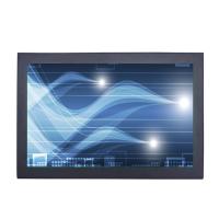China 15.6 inch industrial chassis LCD touch monitor displays with VGA,DVI, HDMI input for industrial control for sale