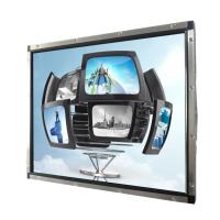 China 17 inch industrial rear mount SAW touchscreen LCD Monintor Display with VGA,DVI,HDMI input for industrial control for sale