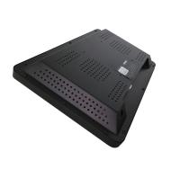 China Black Shell Industrial Touch Screen Monitor Low Power For Koisk , 250nits Brightness for sale