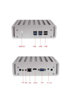 China Intel I3 I5 I7 Rugged Embedded Industrial PC With 6 USB 2 COM 2 LAN Ports for sale