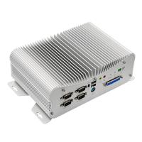 China Embedded Box PC industrial computer mini PC box LAN GPIO RS232 485 aluminum casing for sale