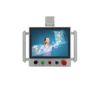 China 15'' PCAP Arm-Mounted Operation LCD Panel PC All In One Fanless for sale