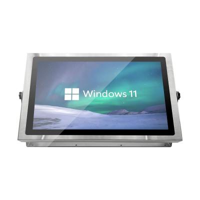 China 10.1'' Industrial Full IP69K PCAP Touch Android / X86 Based Flat Panel PC High Brightness Full IP69K Stainless Steel for sale