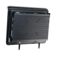 China Flat Bezel Panel Mount Touch Screen PC 8 Inch Industrial AIO Window J1900/I3/I5 for sale