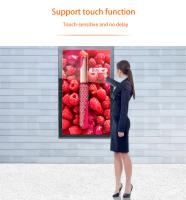 China Industrial Grade Outdoor LCD Touchscreen Monitor 43 inches Display High Brightness With Optical Bonding for sale