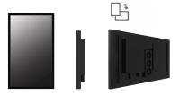 China Industrial Grade Outdoor LCD Touchscreen Monitor 55 inches Display High Brightness With Optical Bonding, super slim and narrow bezel design for sale
