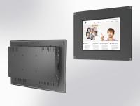 China 17 Inch Panel Mount Touch Screen PC LCD Monitor Anti Shock Control Knob On Front Panel for sale