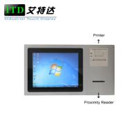 China 12.1 Inch PCAP/PCT Touch Panel Computer Windows 7/10 PC With Thermal Printer And Proximity Reader for sale