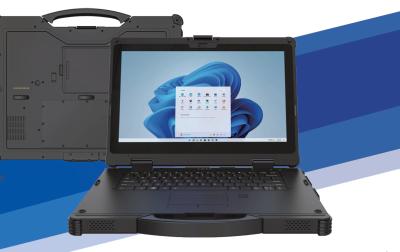 China 14 Inch Outdoor HD LCD Rugged Enterprise-Grade Rugged Notebook Wins 11 Pro, 11 4700mAh Battery PCAP All In One for sale