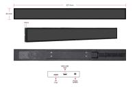 China Super Slim Indoor Digital Signage Displays Ultra Wide 23.1