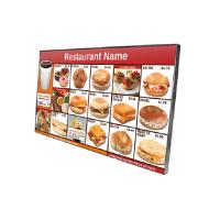 China 43 Inch 700 Nits 1920x1080 Digital Menu Board Poster for sale