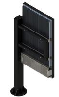 China Filterless Floor Standing Lcd Monitor AC240V Sun Visor HDMI PCAP for sale