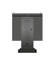 China Weatherproof Dual Outdoor LCD Display Kiosk 1500 Nits Waterproof Advertising Screen for sale
