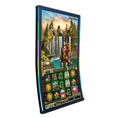 China J Type 43inch Curved Touch Screen Display LED surrounded 3M protocol for sale