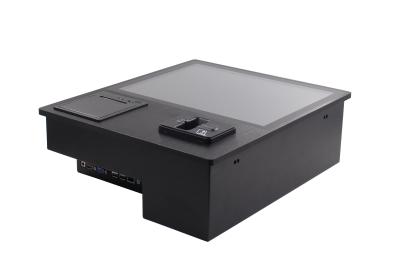 China PCAP Multi Touch Screen Industrial PC 350nits With RFID Reader Thermal Printer for sale