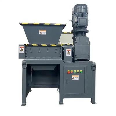 China Double Shaft Shredder 3KW 100-150kg/h for Metal Plastic Paper Cardboard Recycling for sale