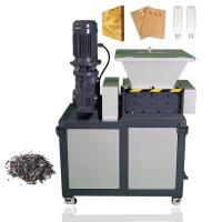 China Double Shaft Plastic Bottle Shredder 7.5KW 130-160kg Capacity Mobile Scrap Crusher for sale