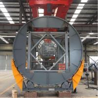 China Large Automatic Turning Rolls ISO Tank Rotator for 20ft 40ft Swap Containers for sale