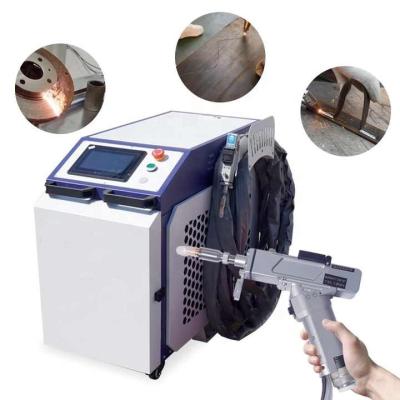 China Portable Handheld 3 in 1 Fiber Laser Welding Machine 1000W 1500W 2000W for sale