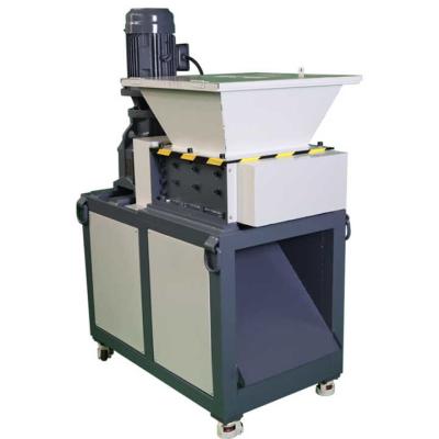 China Industrial Double Shaft Shredder 4KW 110-130kg/h for Hard Drives Iron Steel Recycling for sale