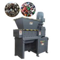 China Small Mini Double Shaft Metal Shredder Machine 4KW 110-130kg/h Scrap Steel Crusher for sale
