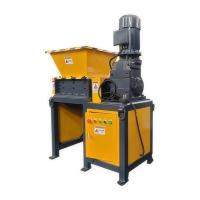 China Small Mini Double Shaft Metal Shredder Machine 4KW 110-130kg/h Scrap Steel Crusher for sale