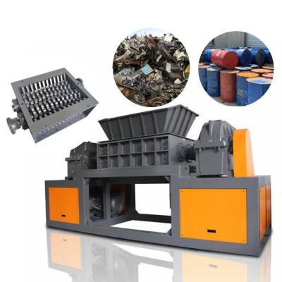 China Portable Double Shaft Metal Shredder Machine 3KW 100-120kg/h for Waste Recycling for sale