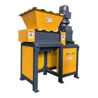 China Portable Double Shaft Metal Shredder Machine 3KW 100-120kg/h for Waste Recycling for sale
