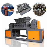 China Industrial Double Shaft Metal Shredder 7.5KW Heavy Duty Copper Recycling Machine for sale