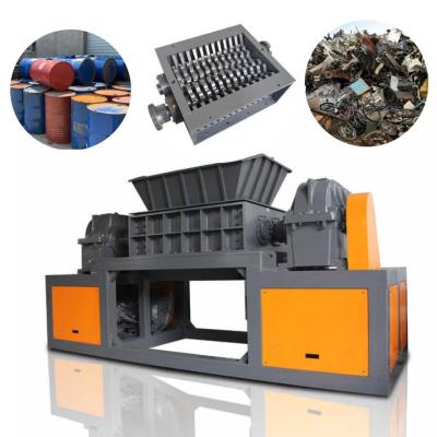 China Industrial Double Shaft Metal Shredder 7.5KW Heavy Duty Copper Recycling Machine for sale