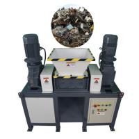 China Double Notched Roll Scrap Car Shredder 220V 380V 4KW 15RPM for Recycling for sale