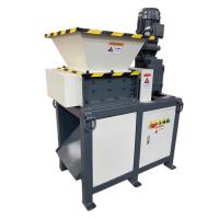 China Portable Mini Plastic Crusher Shredder Machine 4KW 110-130kg/h for Hard Drive Waste Recycling for sale