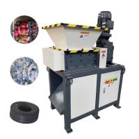 China Industrial Double Shaft Shredder 7.5KW 150-200kg Capacity for Plastic Textile Foam Waste for sale