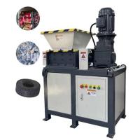 China Dual Shaft Industrial Shredder 7.5kW 15rpm Low Noise Glass Plastic Waste Crusher for sale