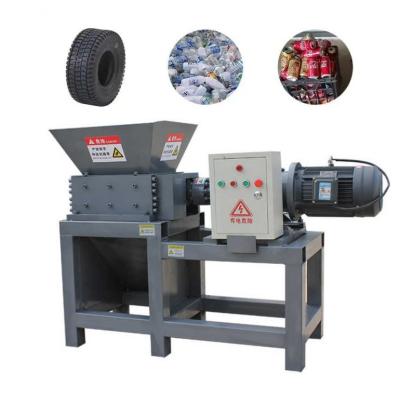 China Industrial Double Shaft Plastic Shredder 4KW 110-130kg/h Automatic Crusher for sale