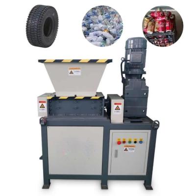China 110-130kg/h Rubber Crusher Machine Tire Recycling Shredder for Wood Pallet and Plastic for sale