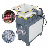 China 110-130kg/h Industrial Waste Paper Shredder Machine Portable Scrap Metal Shredder 3KW for sale