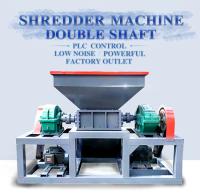 China Industrial Twin Shaft Shredder 3KW 110-130kg/h for Copper Wire Aluminum Can Scrap Metal Recycling for sale