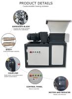 China Plastic Kitchen Waste Shredder Machine 3KW 110-130kg/h for Recycling for sale