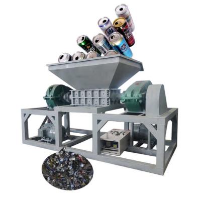 China Twin Shaft Food Waste Shredder 7.5KW 130-160kg Capacity Metal Scrap Crusher for sale