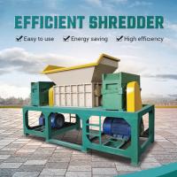 China Twin Shaft Food Waste Shredder 7.5KW 130-160kg Capacity Metal Scrap Crusher for sale