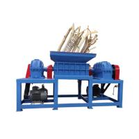 China Twin Shaft Wood Shredder 7.5kW 150-200kg Capacity for Bark Tree Leaf Stump for sale