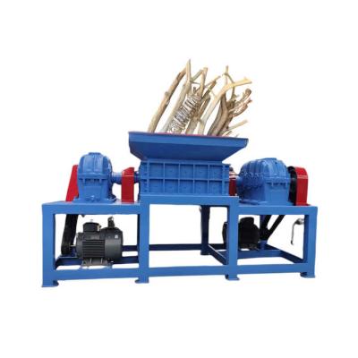 China Twin Shaft Wood Shredder 7.5kW 150-200kg Capacity for Bark Tree Leaf Stump for sale