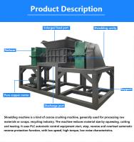 China Industrial Hydraulic Feed Wood Chipper Shredder 7.5KW 150-200KG Capacity for sale