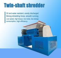 China Twin Shaft Wood Shredder 380V 7.5KW Heavy Duty Pallet Shredding Machine 150-200kg Capacity for sale