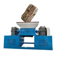 China Twin Shaft Heavy Duty Wood Shredder 7.5kW 150-200kg Capacity for Tree Root Leaf Banana Trunk for sale